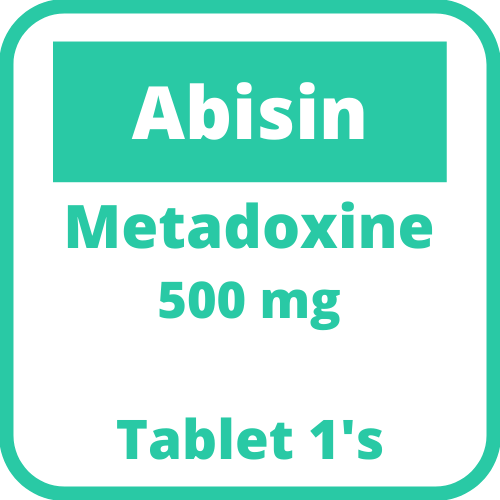 ABISIN Metadoxine 500mg Tablet 1's price in the Philippines | MedsGo ...