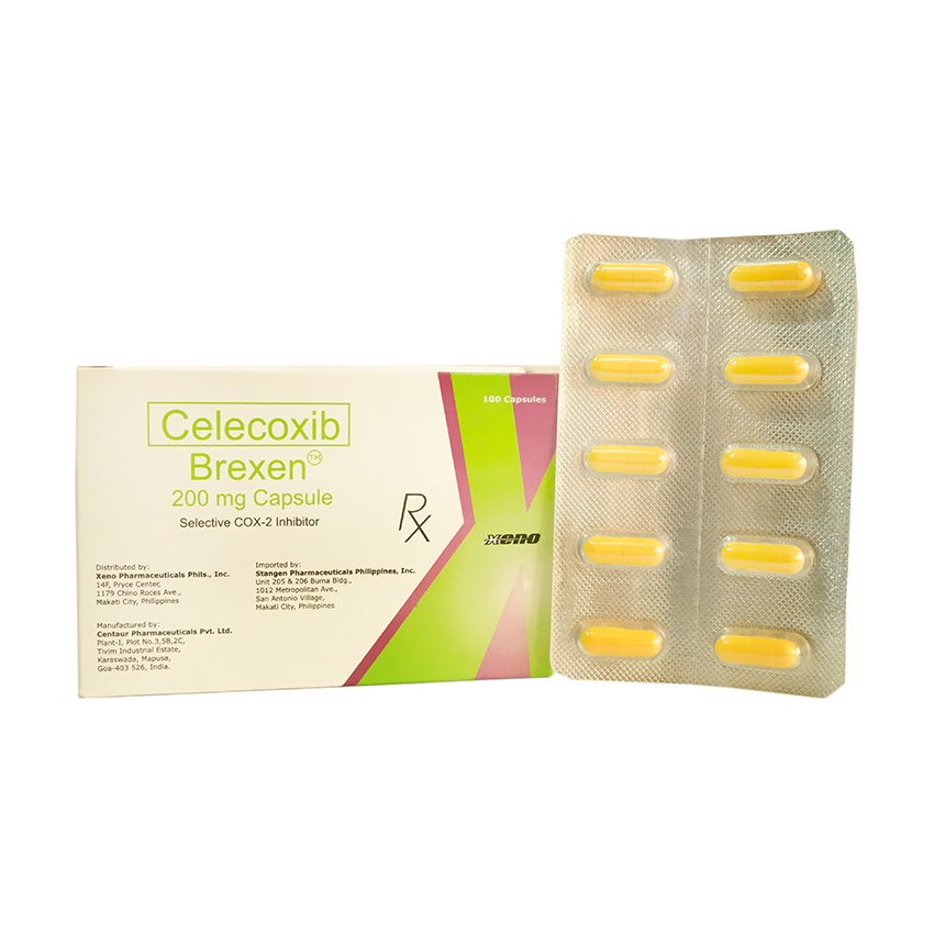 BREXEN Celecoxib 200mg Capsule 1's price in the Philippines | MedsGo ...