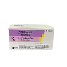 EPIMATE-50 Topiramate 50mg Film-Coated Tablet 1's price in the ...