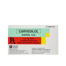 KARVIL 12.5 Carvedilol 12.5mg Tablet 1's price in the Philippines ...