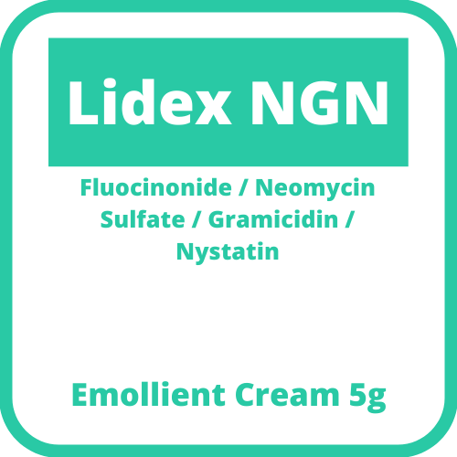 LIDEX NGN Fluocinonide / Neomycin Sulfate / Gramicidin / Nystatin ...
