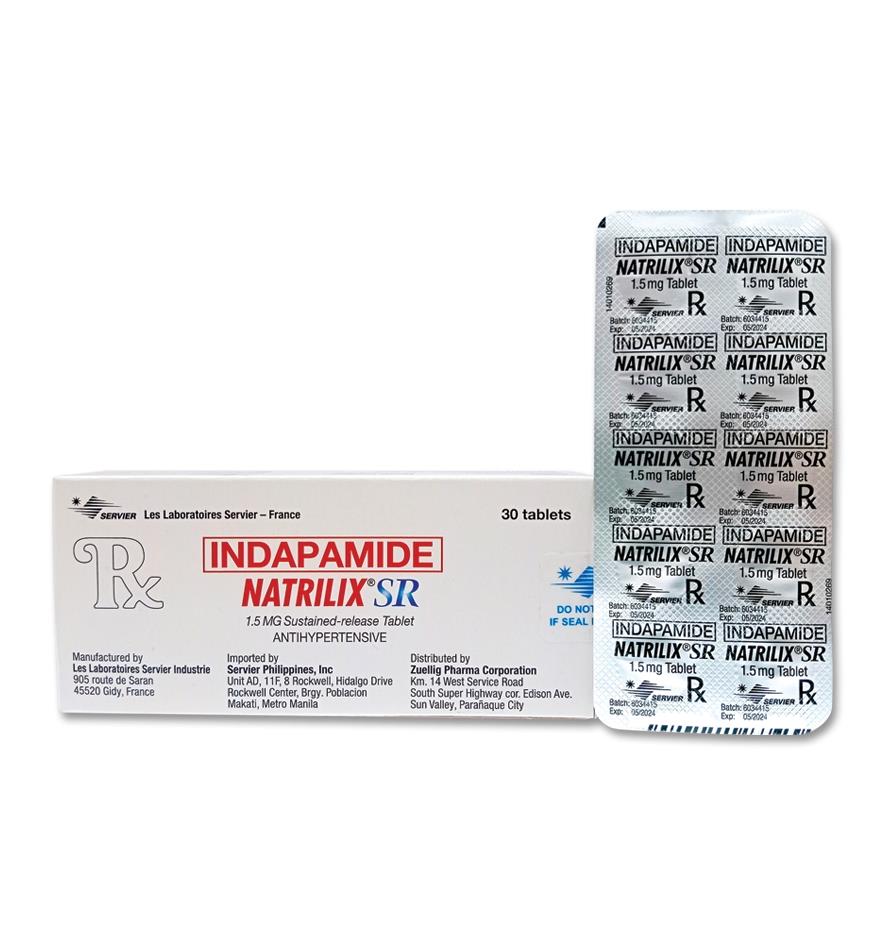 NATRILIX SR Indapamide 1.5mg Sustained Release Tablet 1's price in the ...