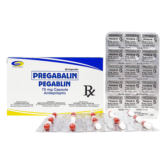 PEGABLIN Pregabalin 75mg Capsule 1's price in the Philippines | MedsGo ...