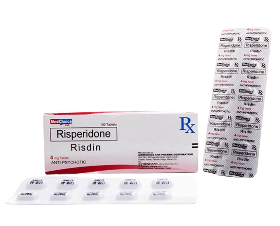 Buy Risdin risperidone 4mg tablet 1's online with MedsGo. Price - from ...