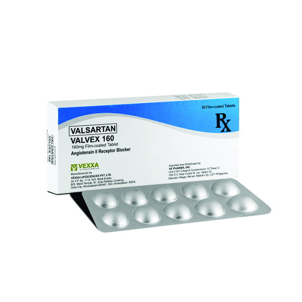 VALVEX 160 Valsartan 160mg Film-Coated Tablet 1's price in the ...
