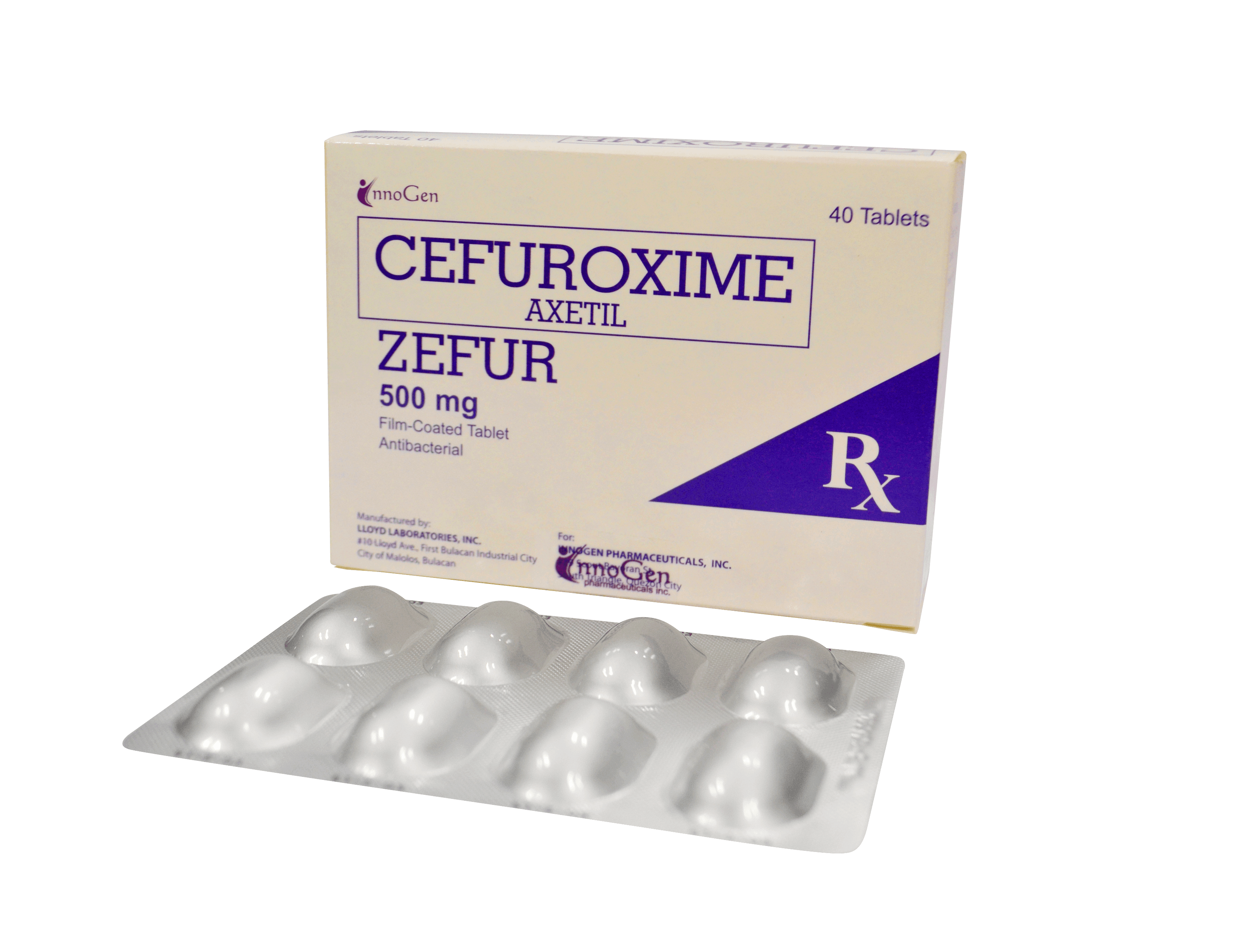 ZEFUR Cefuroxime Axetil 500mg Film-Coated Tablet 1's price in the ...