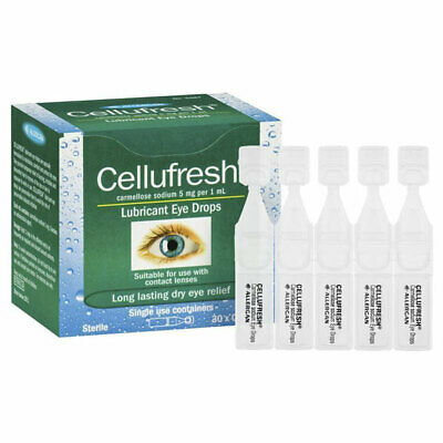 CELLUFRESH Carboxymethylcellulose Sodium 0.5% (5mg / mL) Eye Drops 0 ...