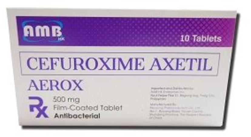 AEROX Cefuroxime Axetil 500mg Film-Coated Tablet 10's price in the ...