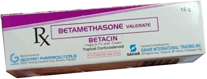BETACIN Betamethasone Valerate BETACIN 1mg / g Cream 15g price in the ...