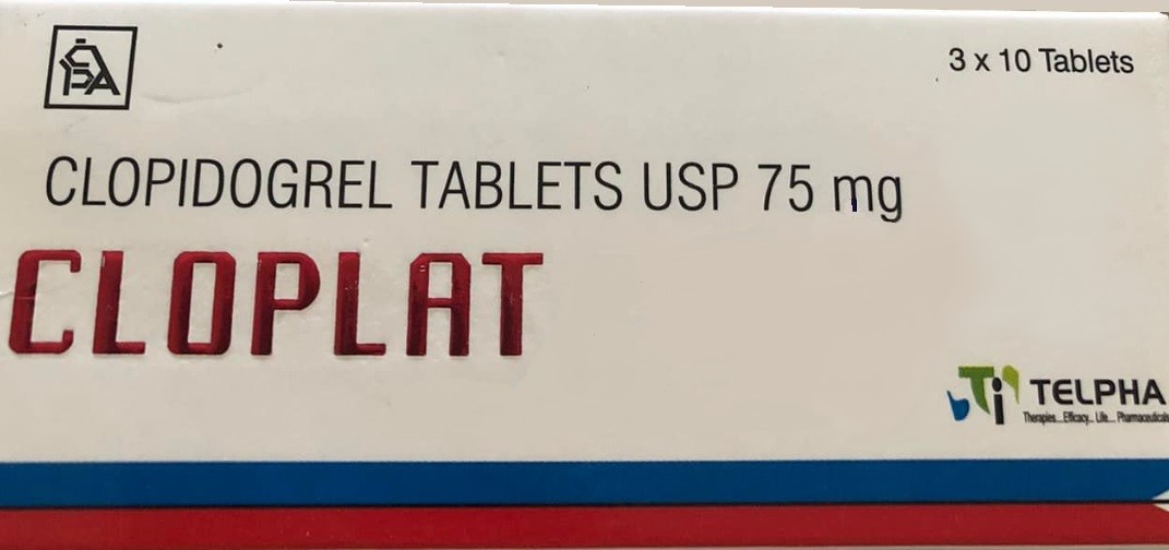 CLOPLAT Clopidogrel 75mg Film-Coated Tablet 1's price in the ...