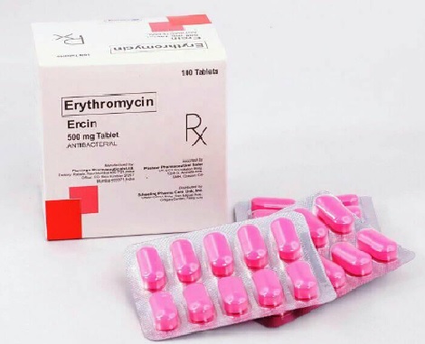 ERCIN Erythromycin Stearate 500mg Tablet 100's price in the Philippines ...
