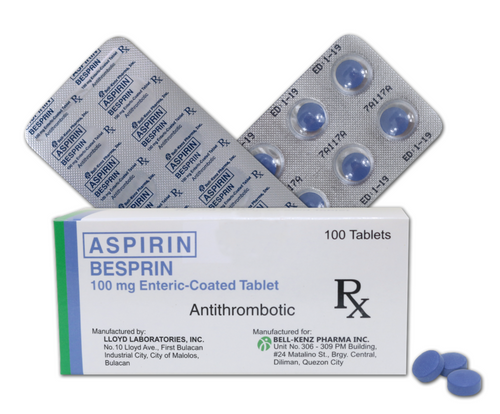 BESPIRIN Aspirin 100mg Enteric-Coated Tablet 1's price in the ...