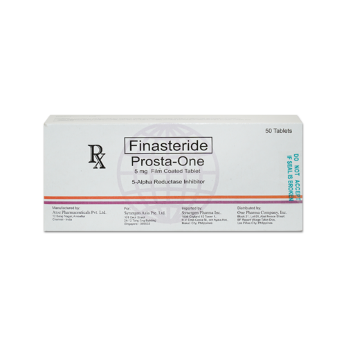 PROSTA-ONE Finasteride 5mg Tablet 1's price in the Philippines | MedsGo ...