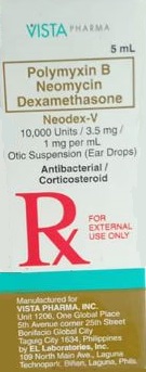 NEODEX-V Polymyxin B Sulfate / Neomycin Sulfate / Dexamethasone 10 ...