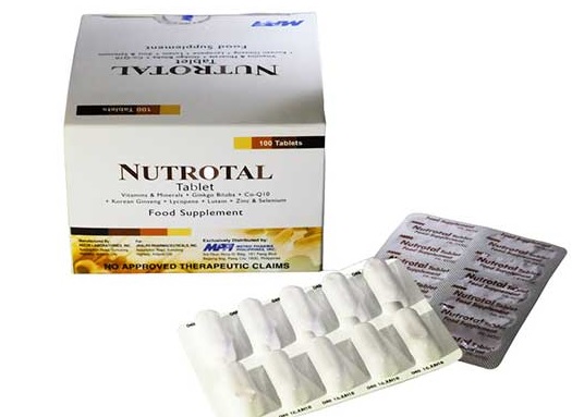 NUTROTAL Vitamins / Minerals / Ginkgo Biloba / CoQ10 / Korean Ginseng ...