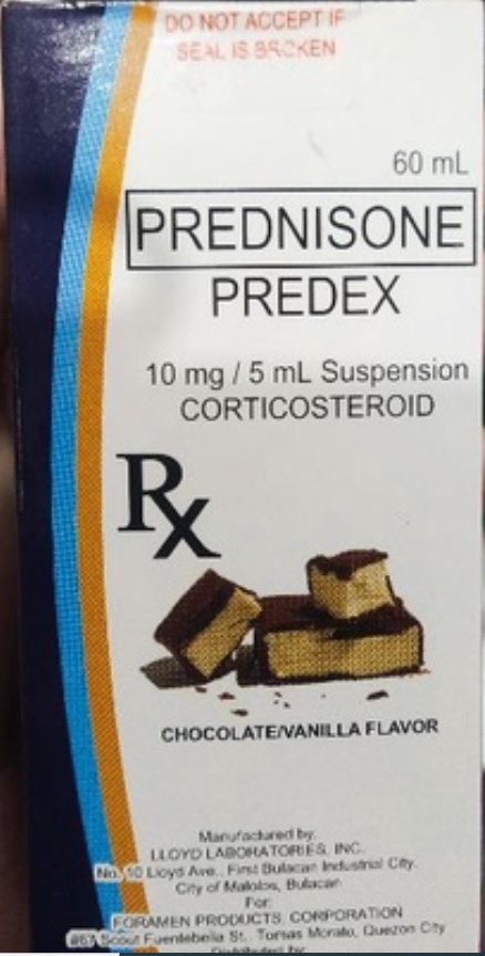 PREDEX Prednisone 10mg / 5mL Suspension 60mL price in the Philippines ...