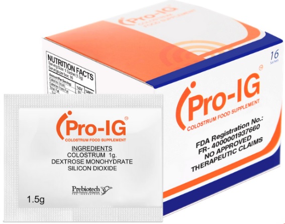 PRO-IG Colostrum Food Supplement Powder 1's price in the Philippines ...