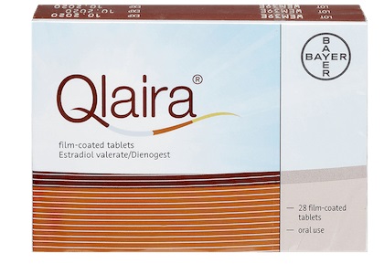 QLAIRA Estradiol Valerate / Dienogest Film-Coated Tablet 28's price in ...