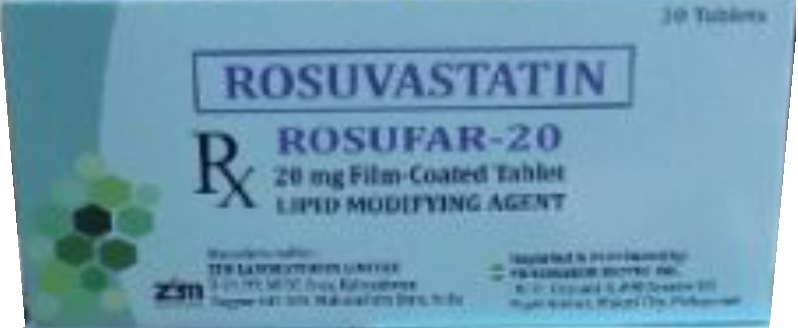 ROSUFAR-20 Rosuvastatin 20mg Film-Coated Tablet 30's price in the ...