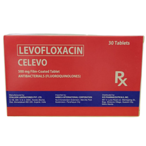 CELEVO Levofloxacin 500mg Film-Coated Tablet 1's price in the ...