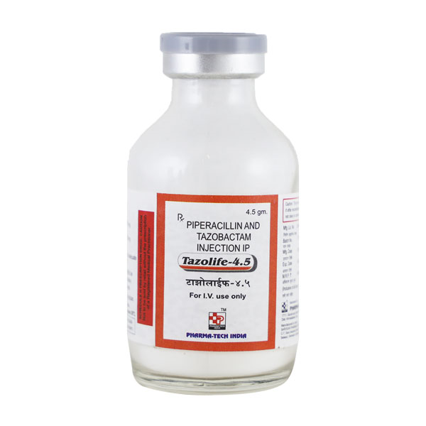 TAZOLIFE Piperacillin / Tazobactam 4g / 500mg Powder for Injection 1's ...