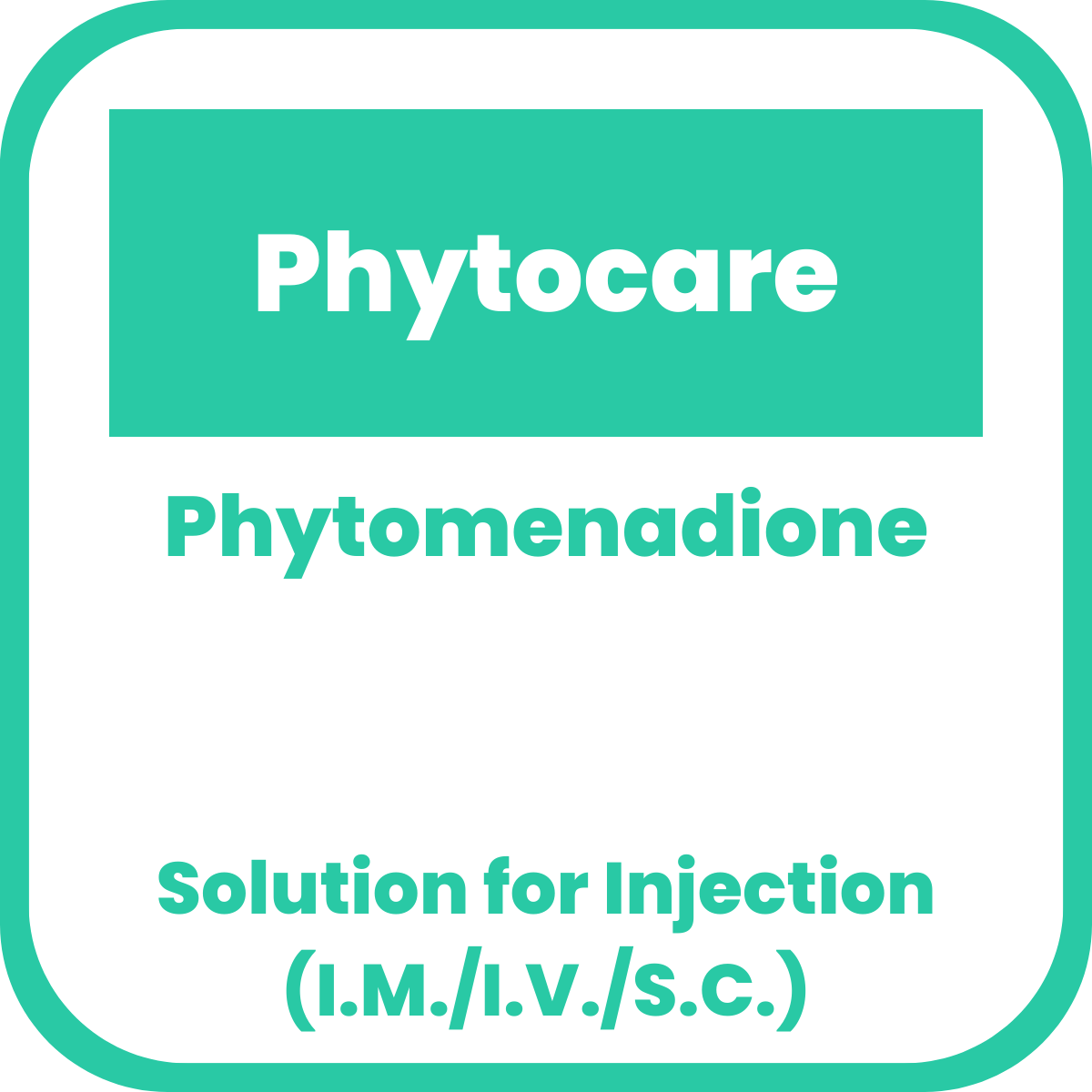 PHYTOCARE Phytomenadione 10mg / mL Solution for IM/IV/SC Injection 1mL ...