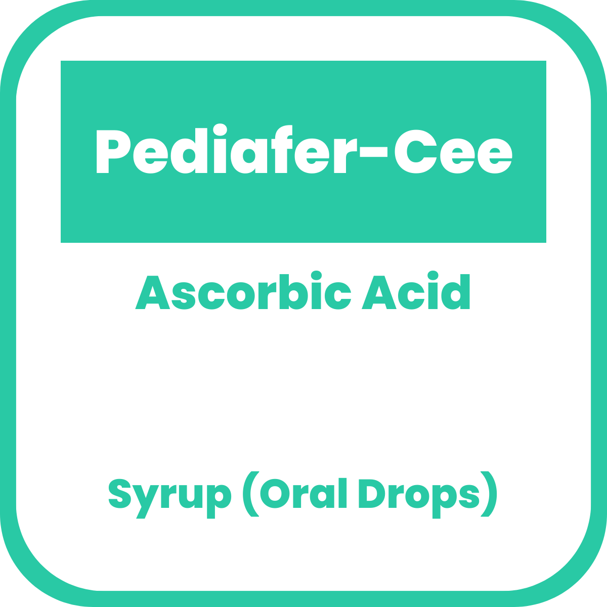 PEDIAFER-CEE Ascorbic Acid 100mg / mL Syrup (Oral Drops) 15mL price in ...
