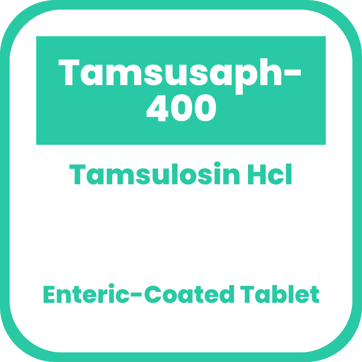 TAMSUSAPH-400 Tamsulosin Hydrochloride 400mcg Enteric-Coated Tablet 1's ...