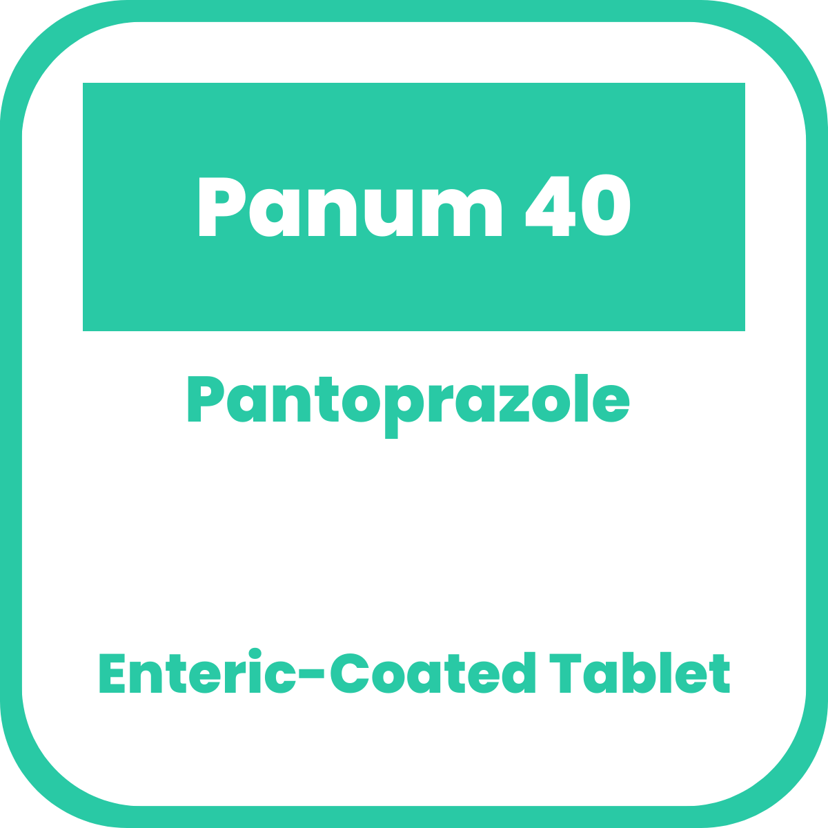 PANUM 40 Pantoprazole Sodium Sesquihydrate 40mg Enteric-Coated Tablet 1 ...