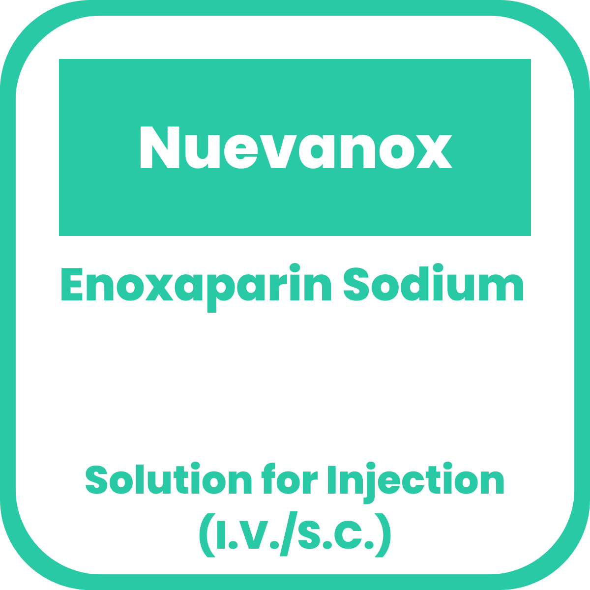 NUEVANOX Enoxaparin Sodium 6000IU / 0.6mL Solution for IV/SC Injection ...