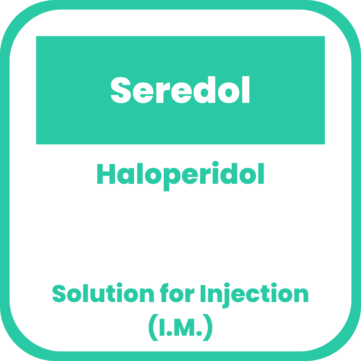 SEREDOL Haloperidol 5mg / mL Solution for IM Injection 1mL 1's price in ...