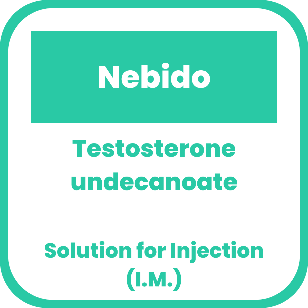 NEBIDO Testosterone Undecanoate 250mg / mL Solution for IM Injection ...