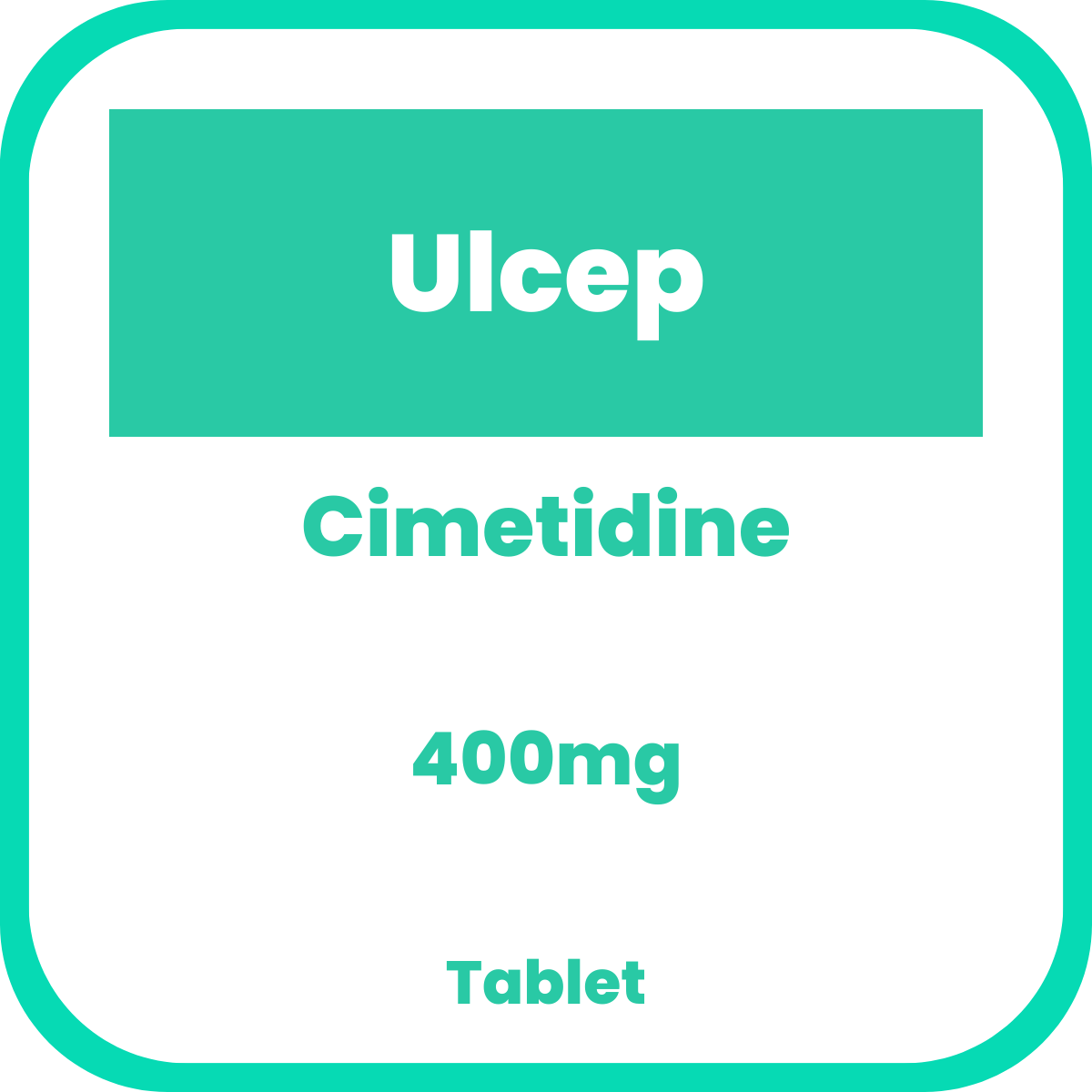 ULCEP Cimetidine 400mg Tablet 1's price in the Philippines | MedsGo ...