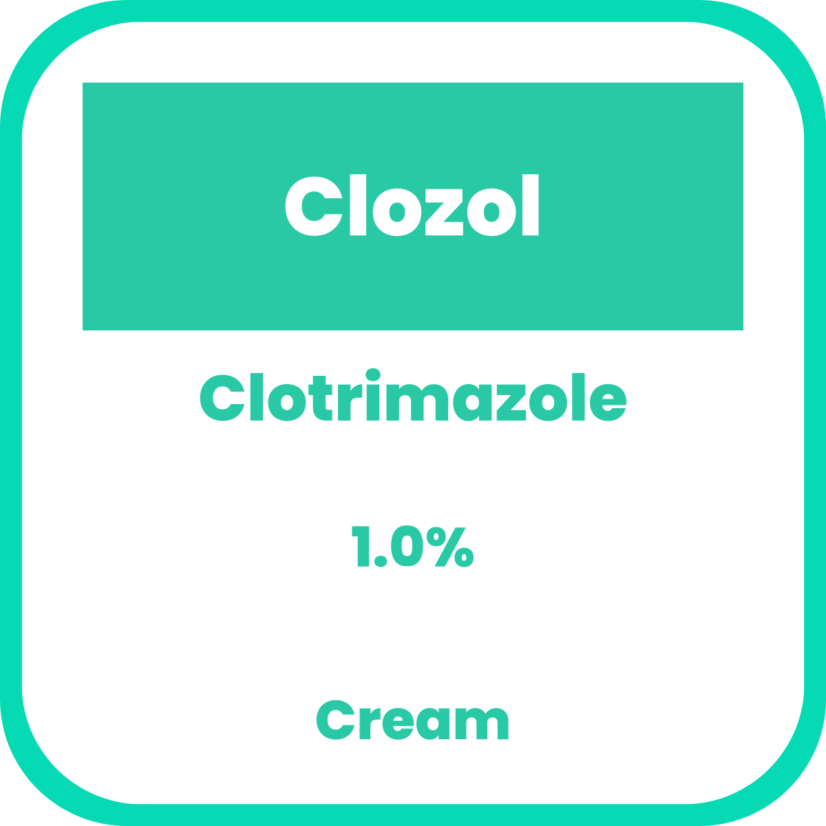 CLOZOL Clotrimazole 10mg / g (1% w/w) Cream 20g price in the ...