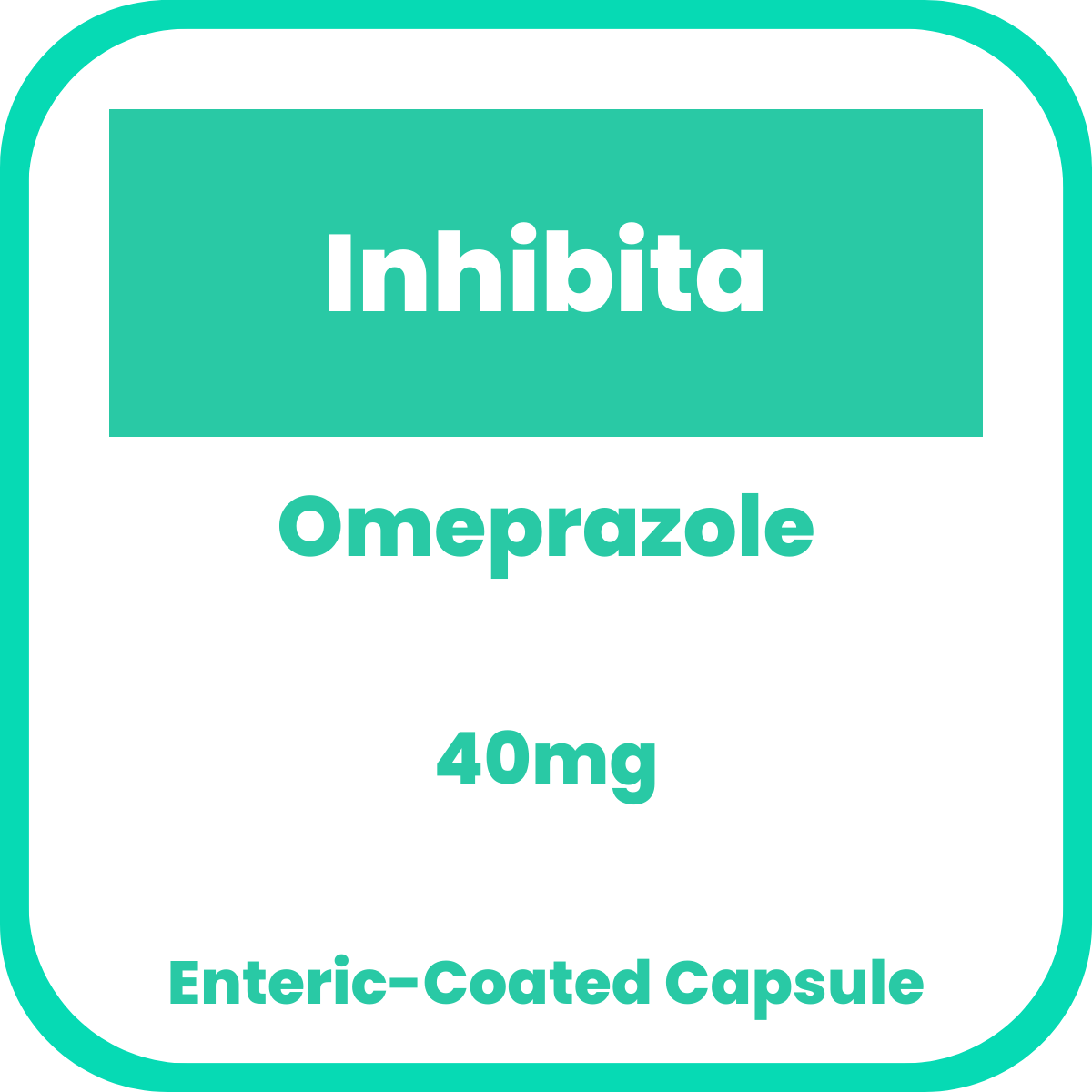 Buy Inhibita omeprazole 40mg enteric-coated capsule 1's online with ...