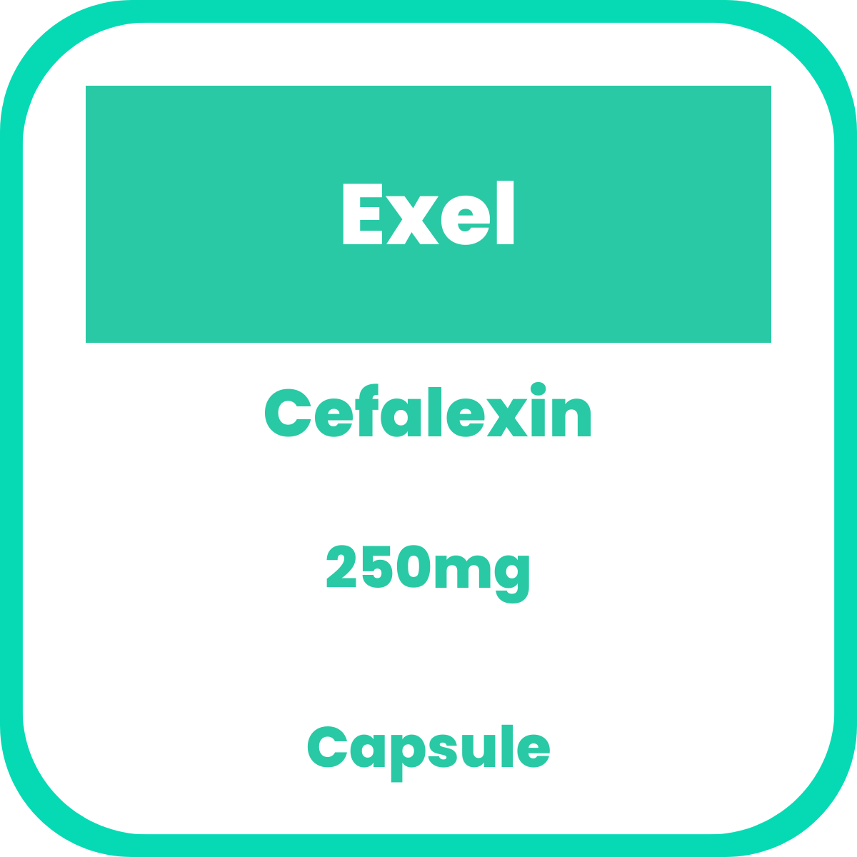 Buy Exel cefalexin monohydrate 250mg capsule 1's online with MedsGo ...