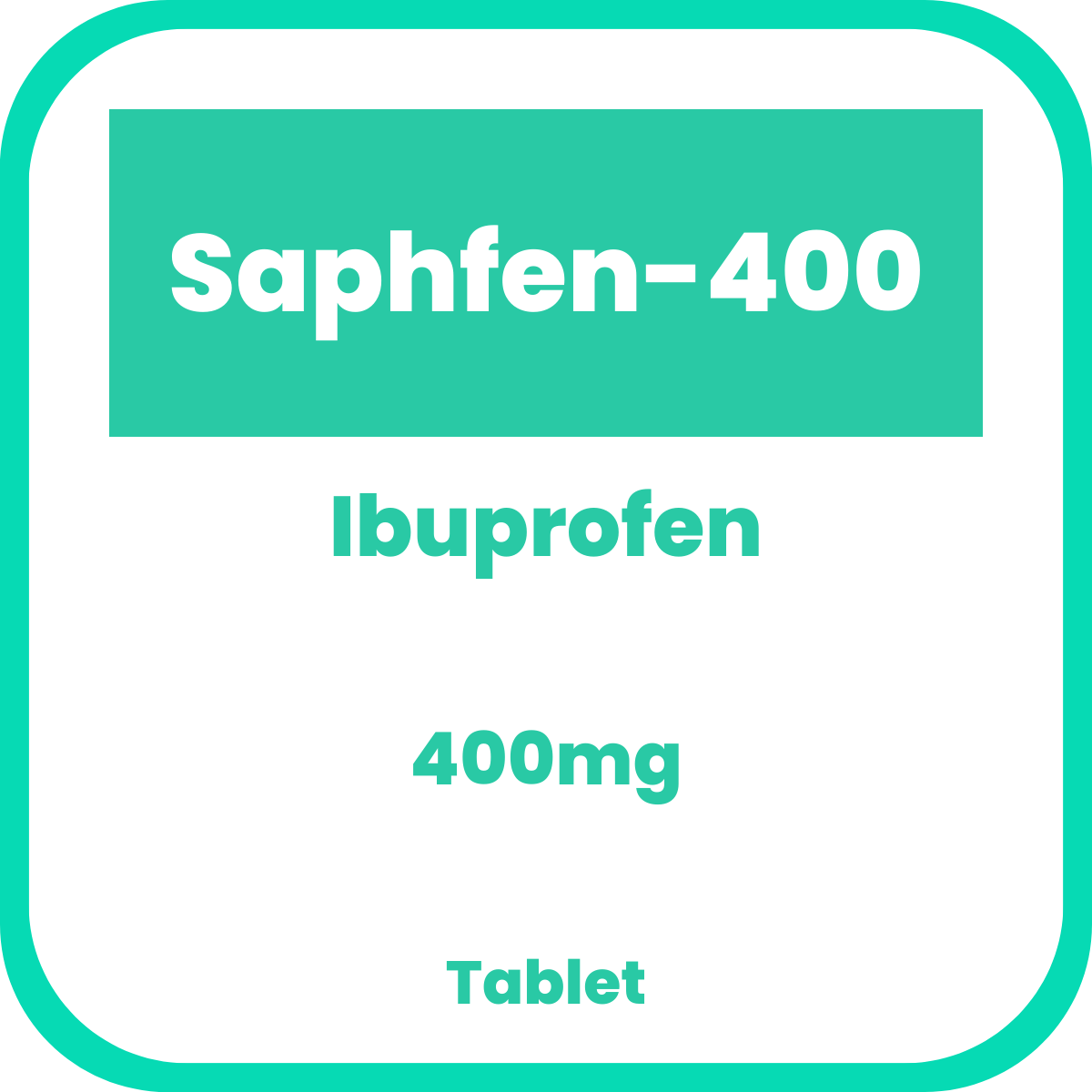SAPHFEN-400 Ibuprofen 400mg Tablet 1's price in the Philippines ...