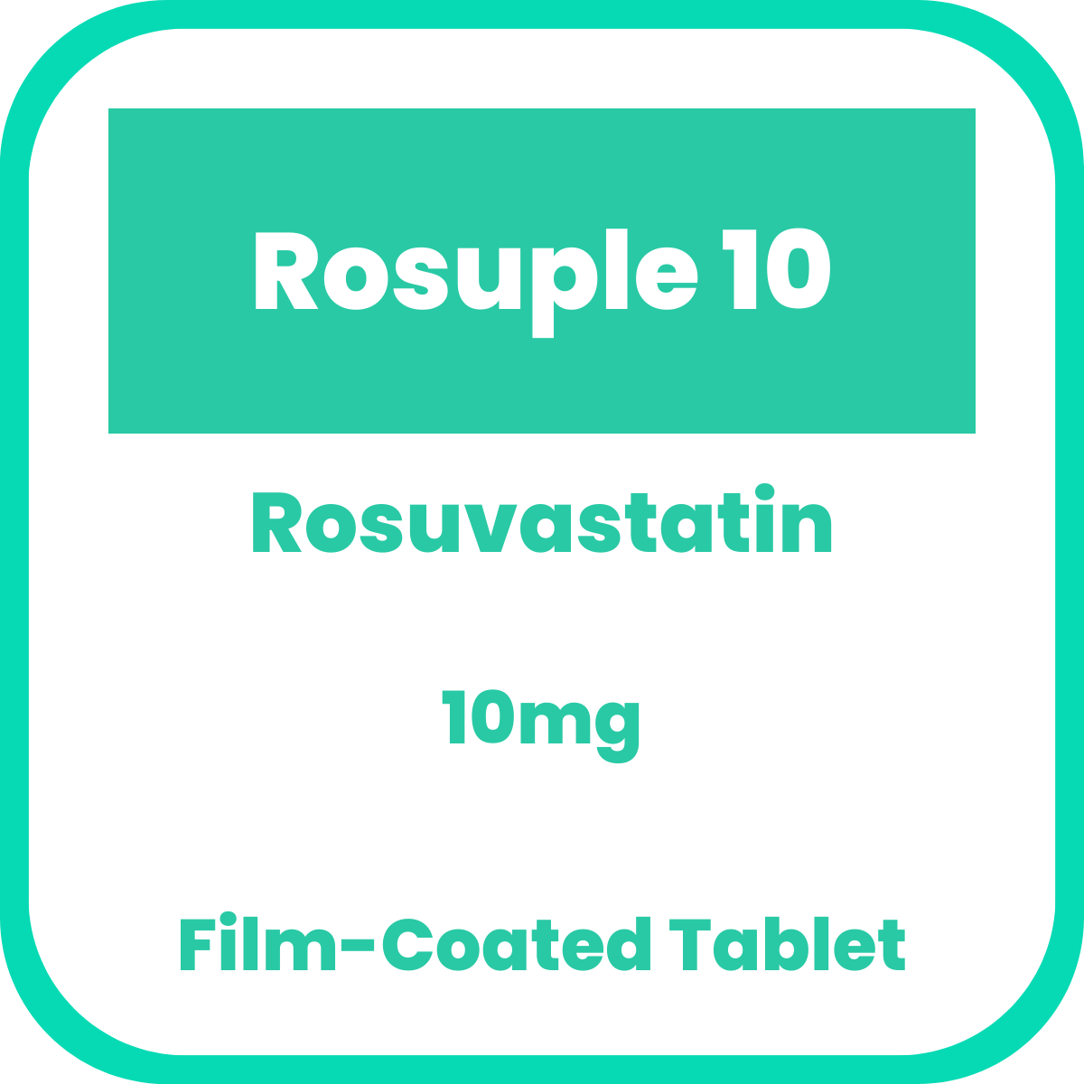 ROSUPLE 10 Rosuvastatin 10mg Film-Coated Tablet 100's price in the ...
