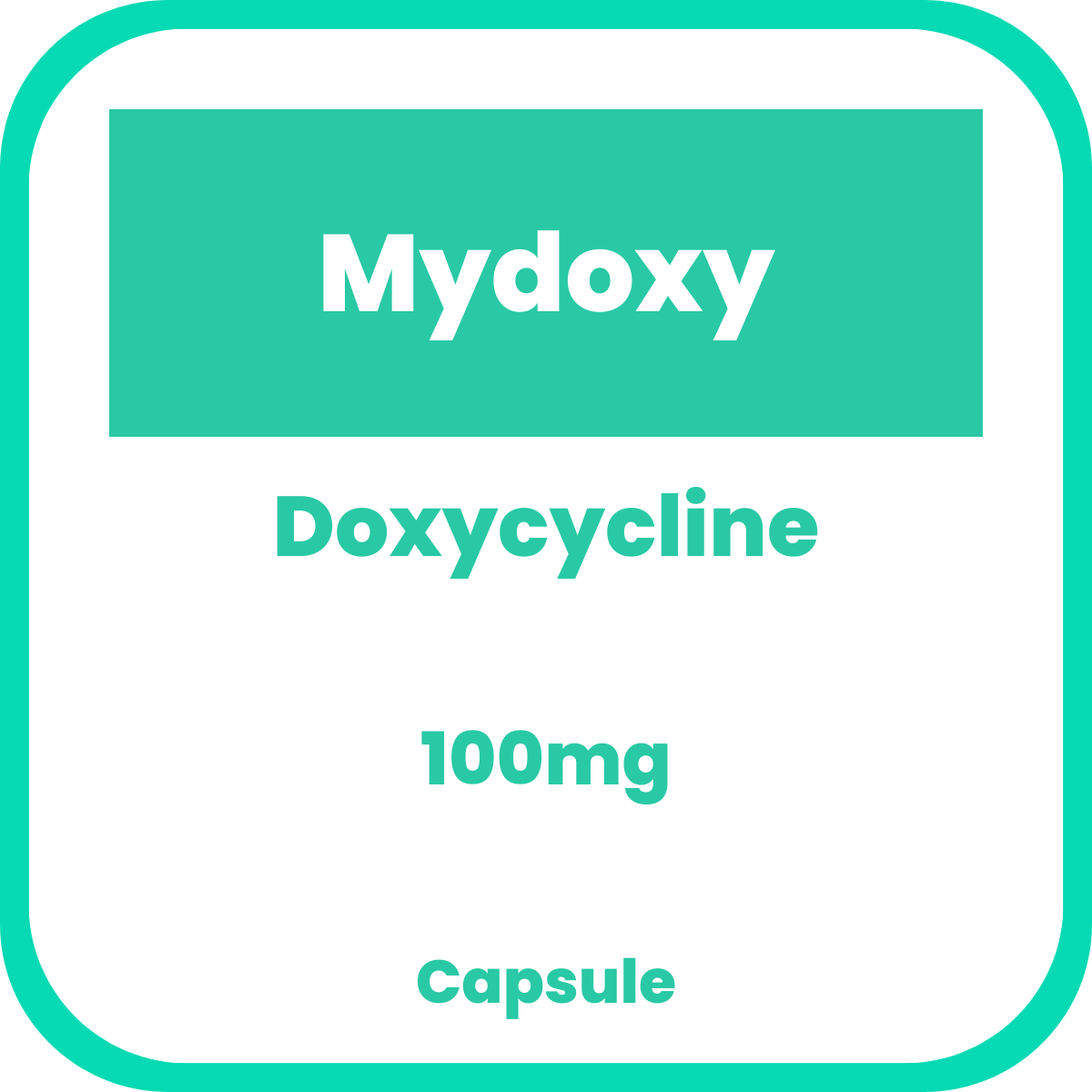 MYDOXY Doxycycline Hyclate 100mg Capsule 1's price in the Philippines ...