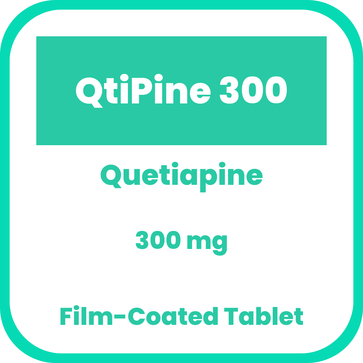QTIPINE 300 Quetiapine Fumarate 300mg Film-Coated Tablet 1's price in ...