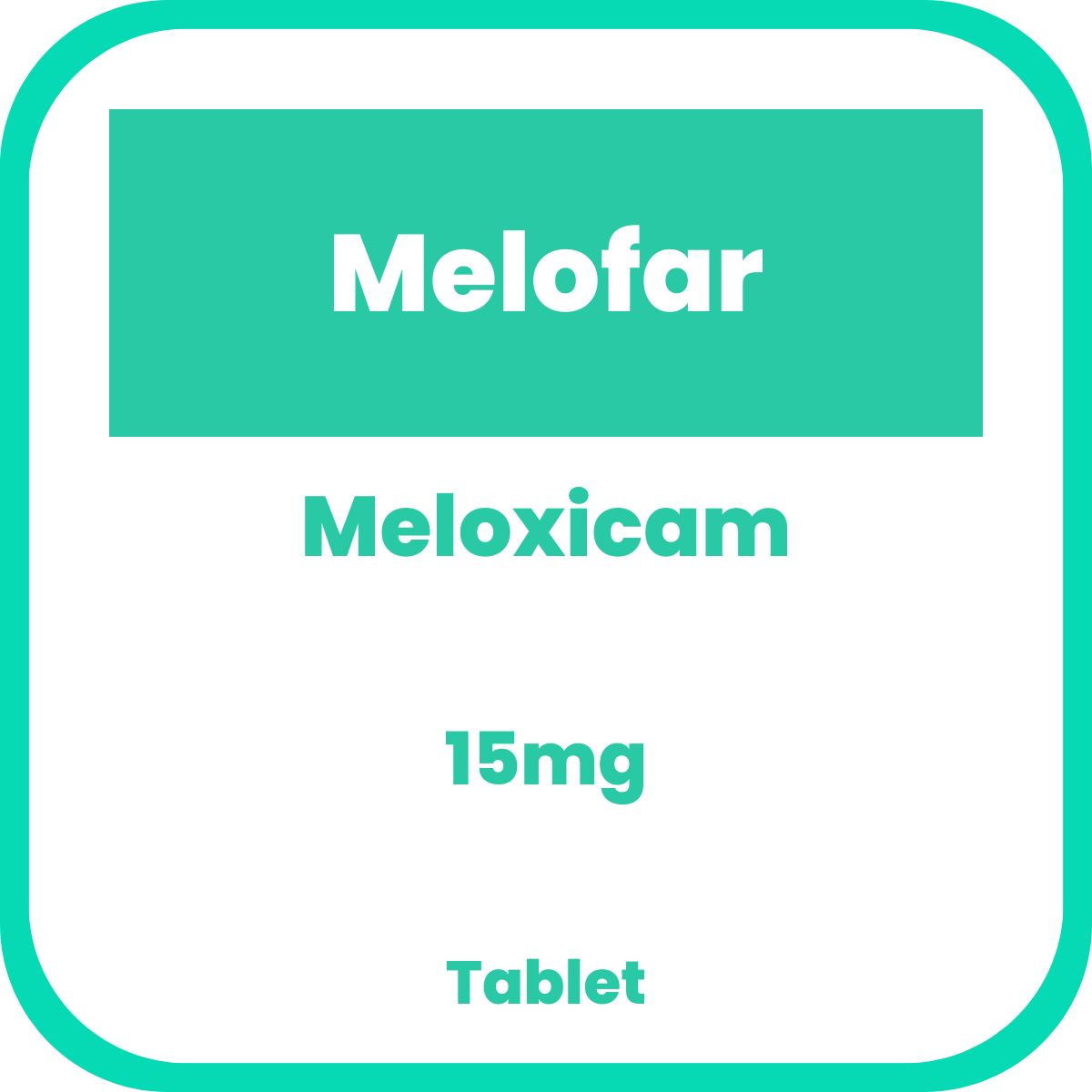 MELOFAR Meloxicam 15mg Tablet 1's price in the Philippines | MedsGo ...