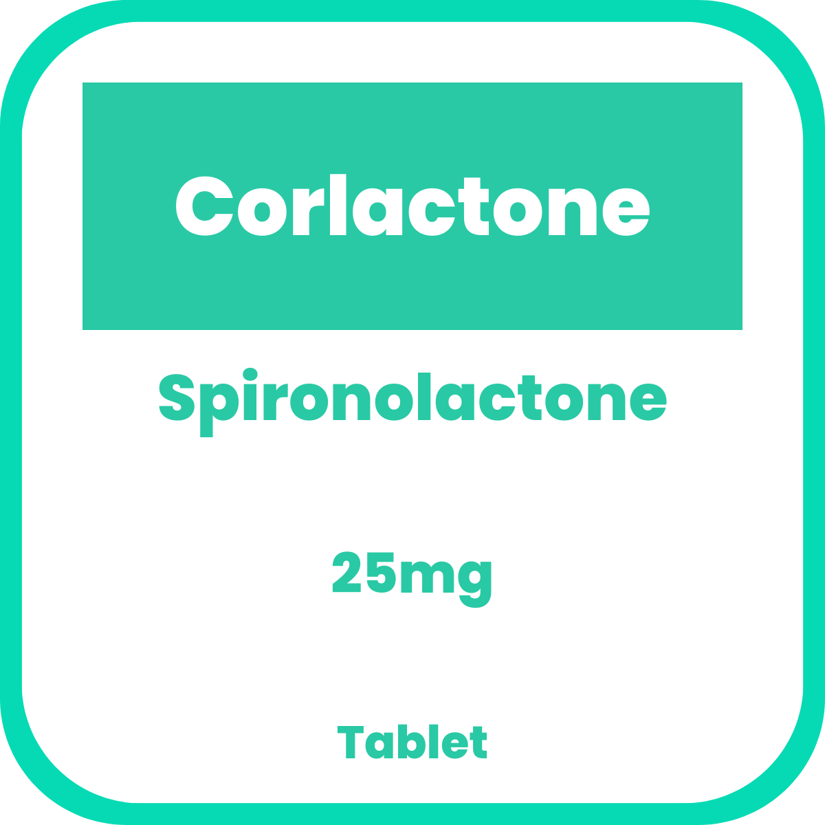 CORLACTONE Spironolactone 25mg Tablet 1's price in the Philippines ...