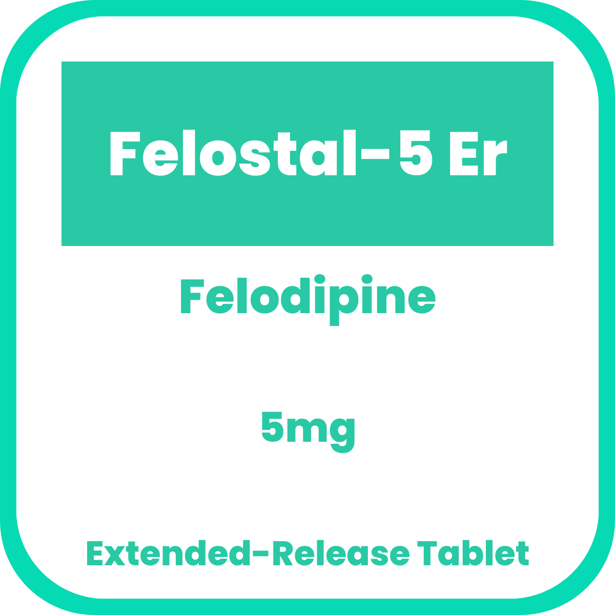 FELOSTAL-5 ER Felodipine 5mg Extended-Release Tablet 1's price in the ...
