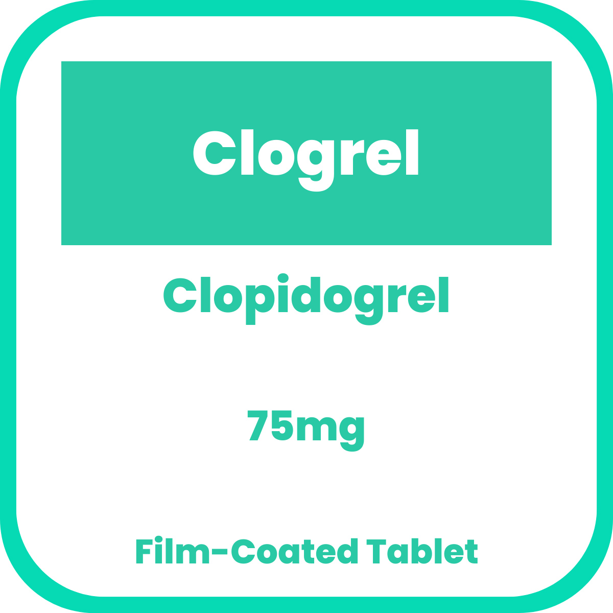 CLOGREL Clopidogrel Bisulfate 75mg Film-Coated Tablet 1's price in the ...