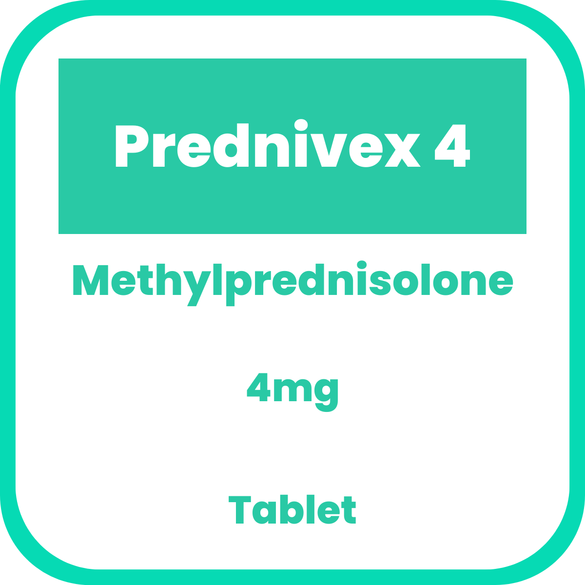 PREDNIVEX 4 Methylprednisolone 4mg Tablet 1's price in the Philippines ...
