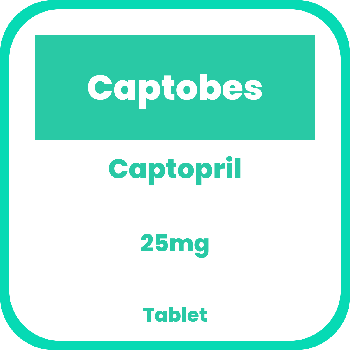 CAPTOBES Captopril 25mg Tablet 1's price in the Philippines | MedsGo ...