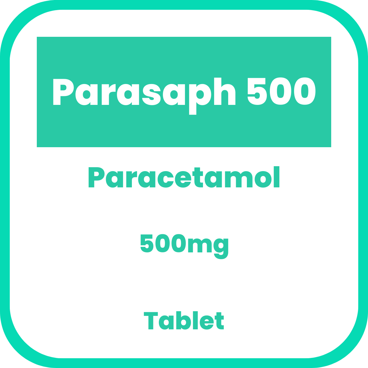 PARASAPH 500 Paracetamol 500mg Tablet 1's price in the Philippines ...