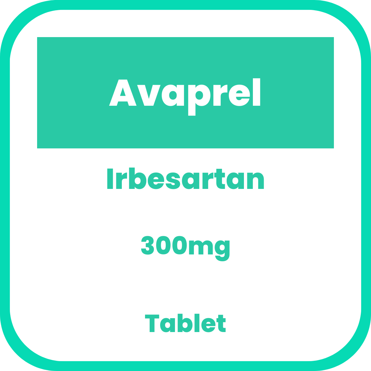 AVAPREL Irbesartan 300mg Tablet 100's price in the Philippines | MedsGo ...