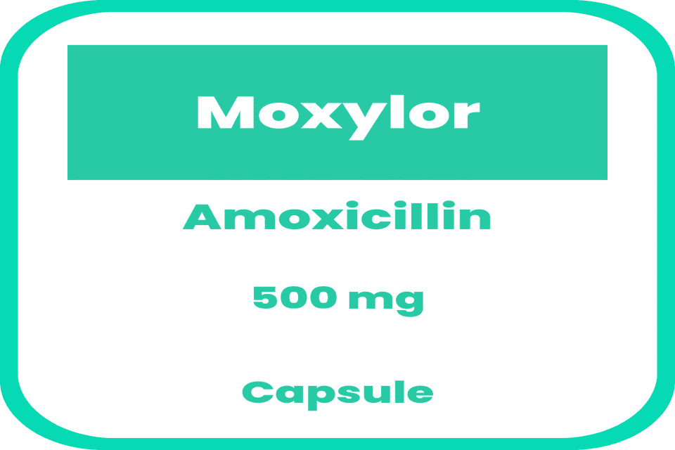 MOXYLOR Amoxicillin Trihydrate 500mg Capsule 1's price in the ...