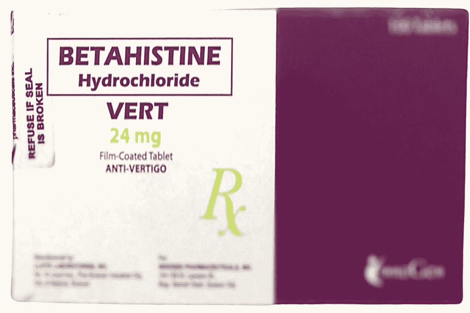 VERT Betahistine Hydrochloride 24mg Film-Coated Tablet 1's price in the ...